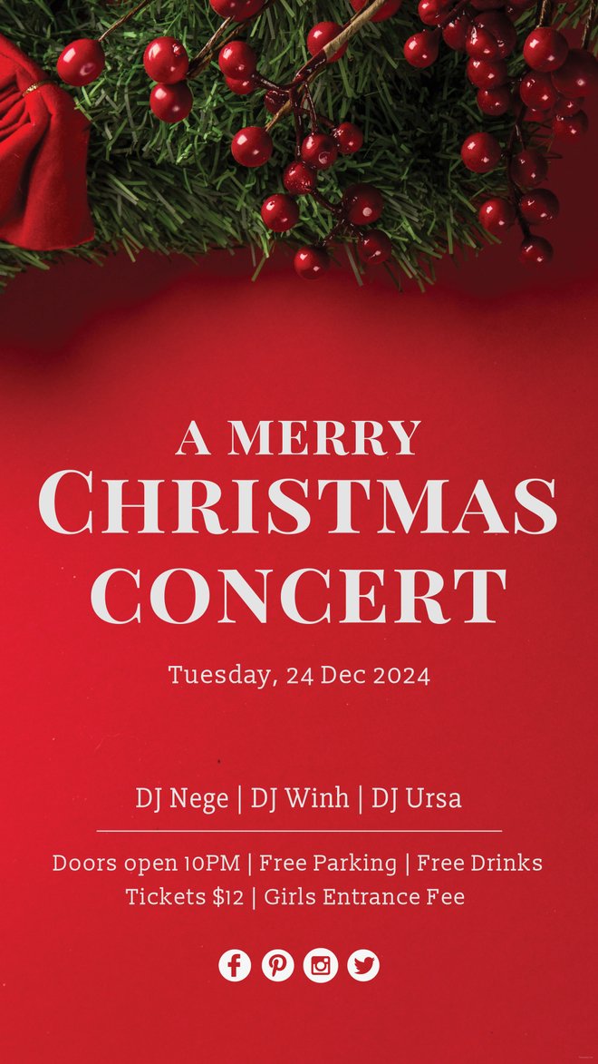 Free Christmas Digital Signage Template in Adobe Illustrator | Template.net