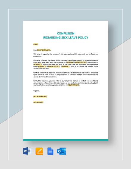 Warning Letter Template for Violation of Company Policy [Free PDF] - Word