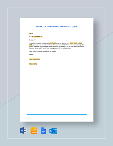 Free Emergency Leave Letter For Family Problem Template - Google Docs ...