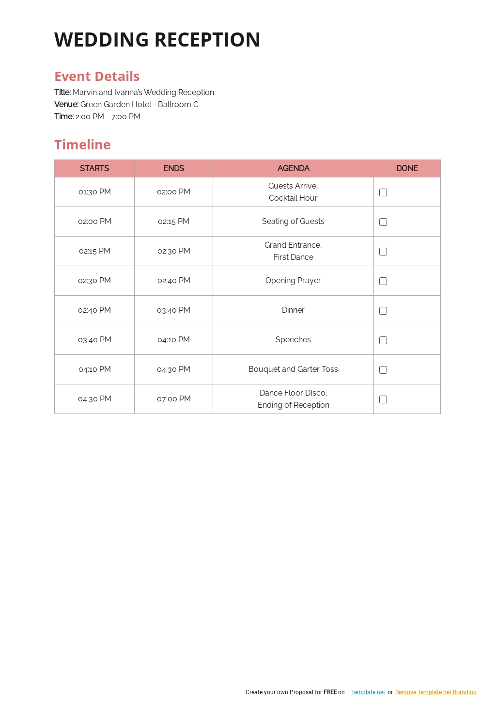 Business Meeting Agenda Template Google Docs Excel Word PDF Template