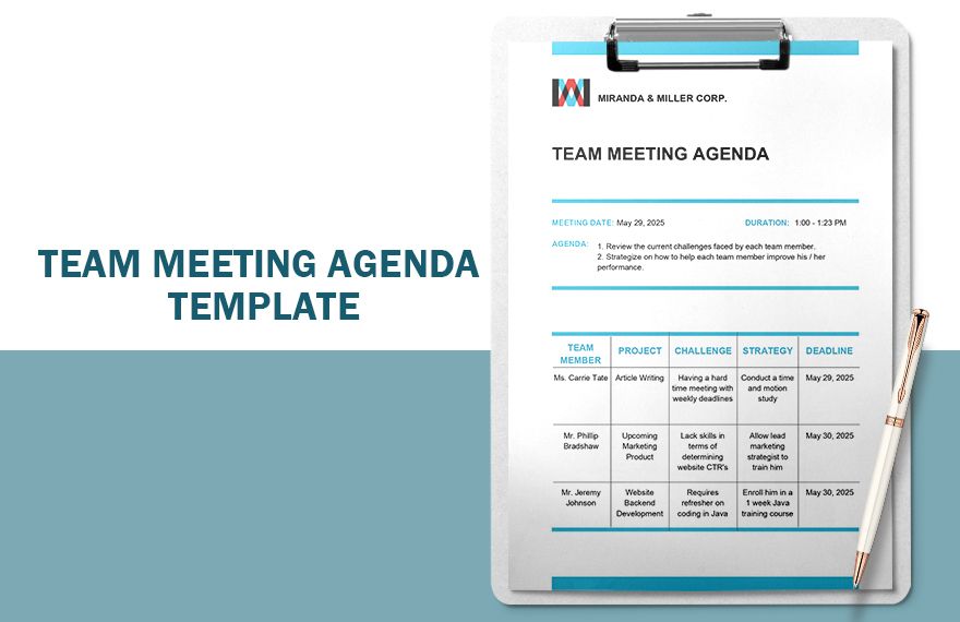 IT Meeting Agenda Template - Google Docs, Word, Apple Pages | Template.net