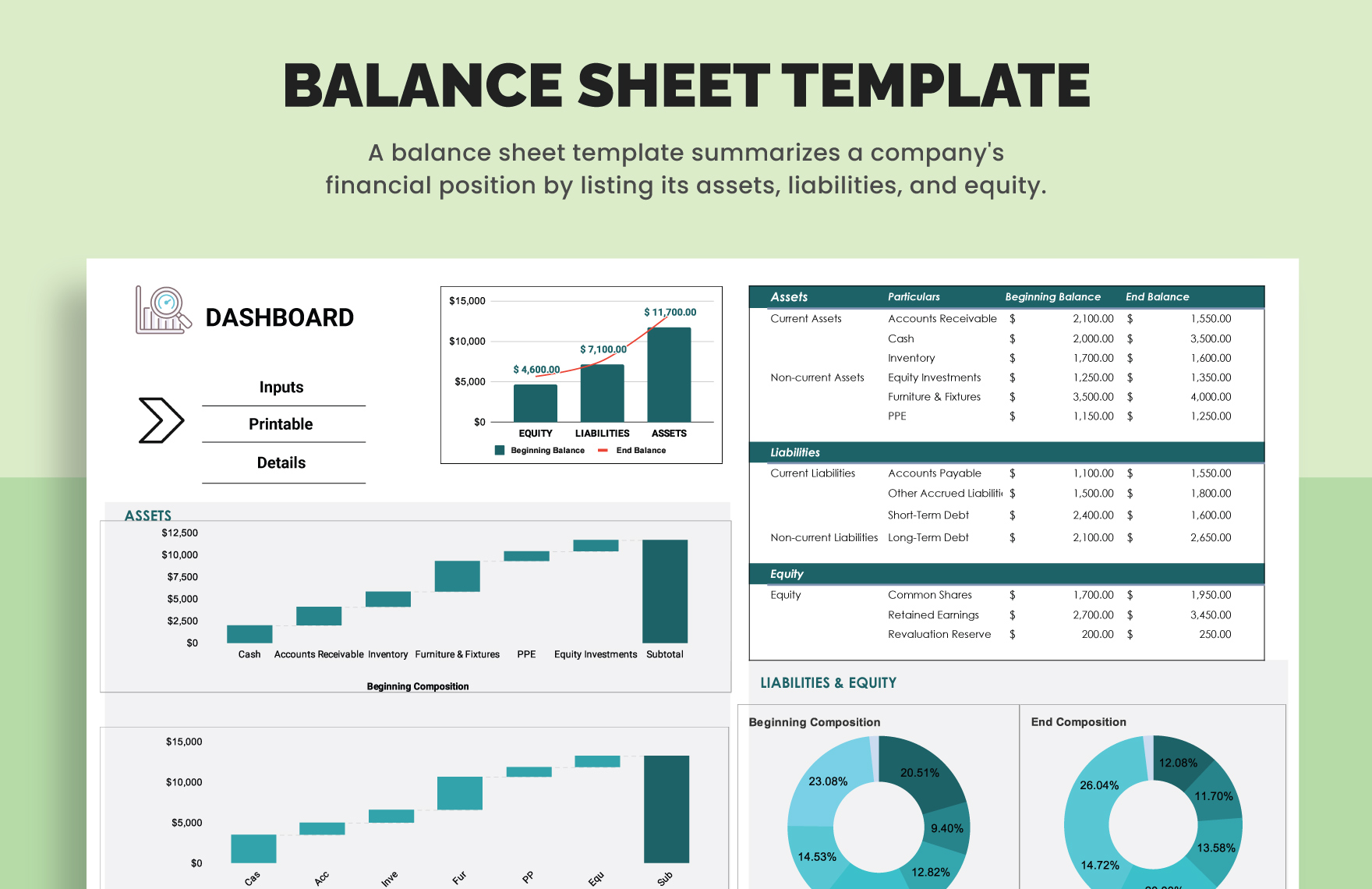 Balance Sheet Template Download In Word Google Docs Excel PDF 