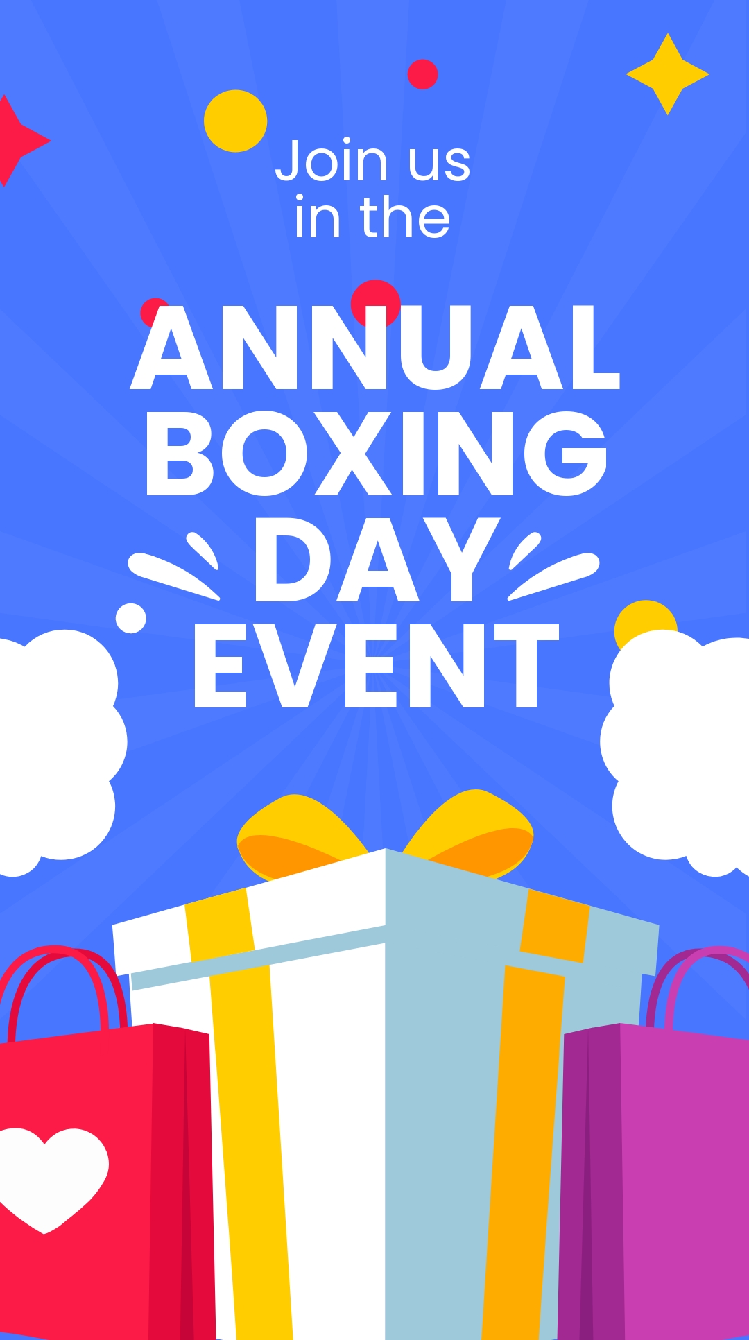 Boxing Day Retail Facebook Event Cover Template - PSD | Template.net