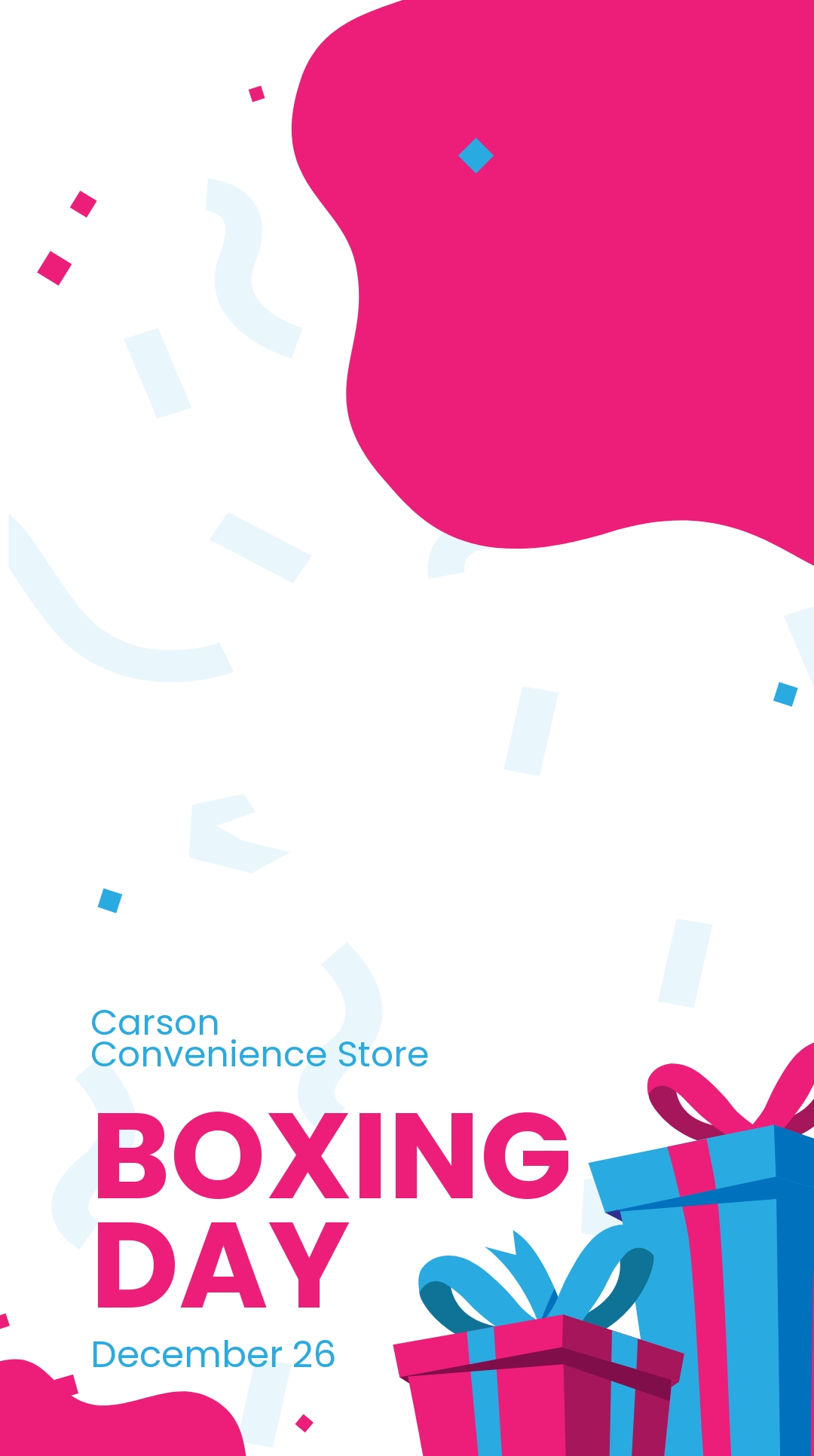 Boxing Day Retail Facebook Event Cover Template - PSD | Template.net