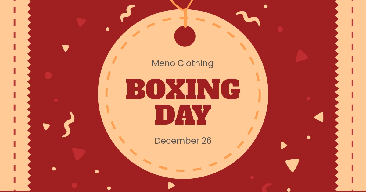 Free Boxing Day Facebook Cover Photo Template - PSD | Template.net
