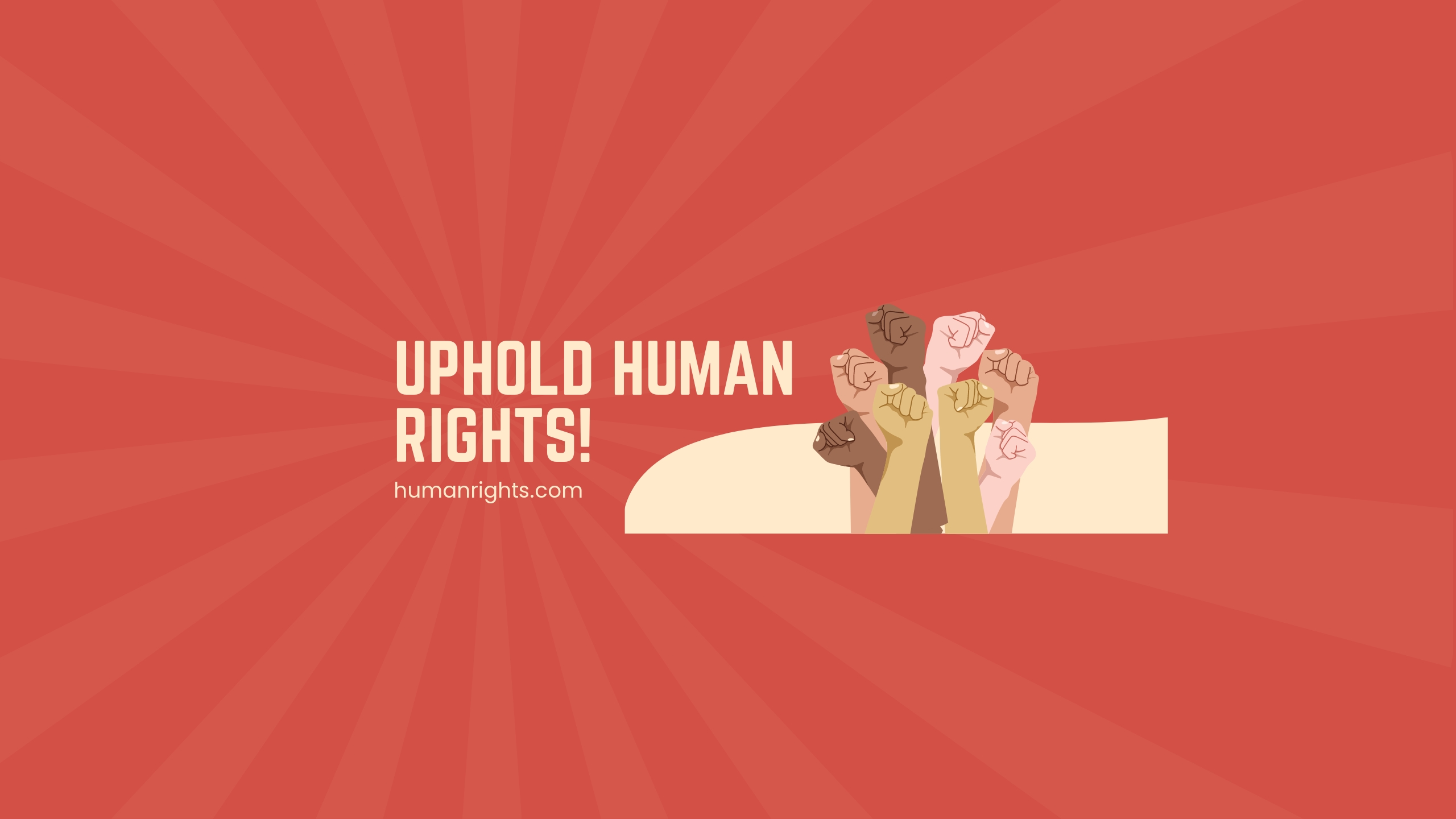 FREE Vintage Human Rights Template Download In JPG PNG Template