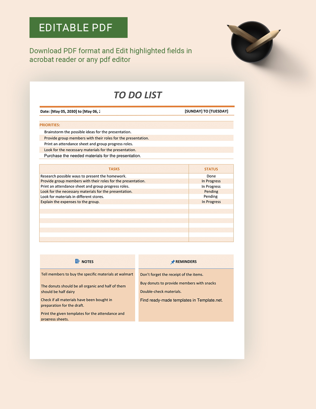 Free Homework To Do List Template Download In Word Google Docs PDF Apple Pages Template