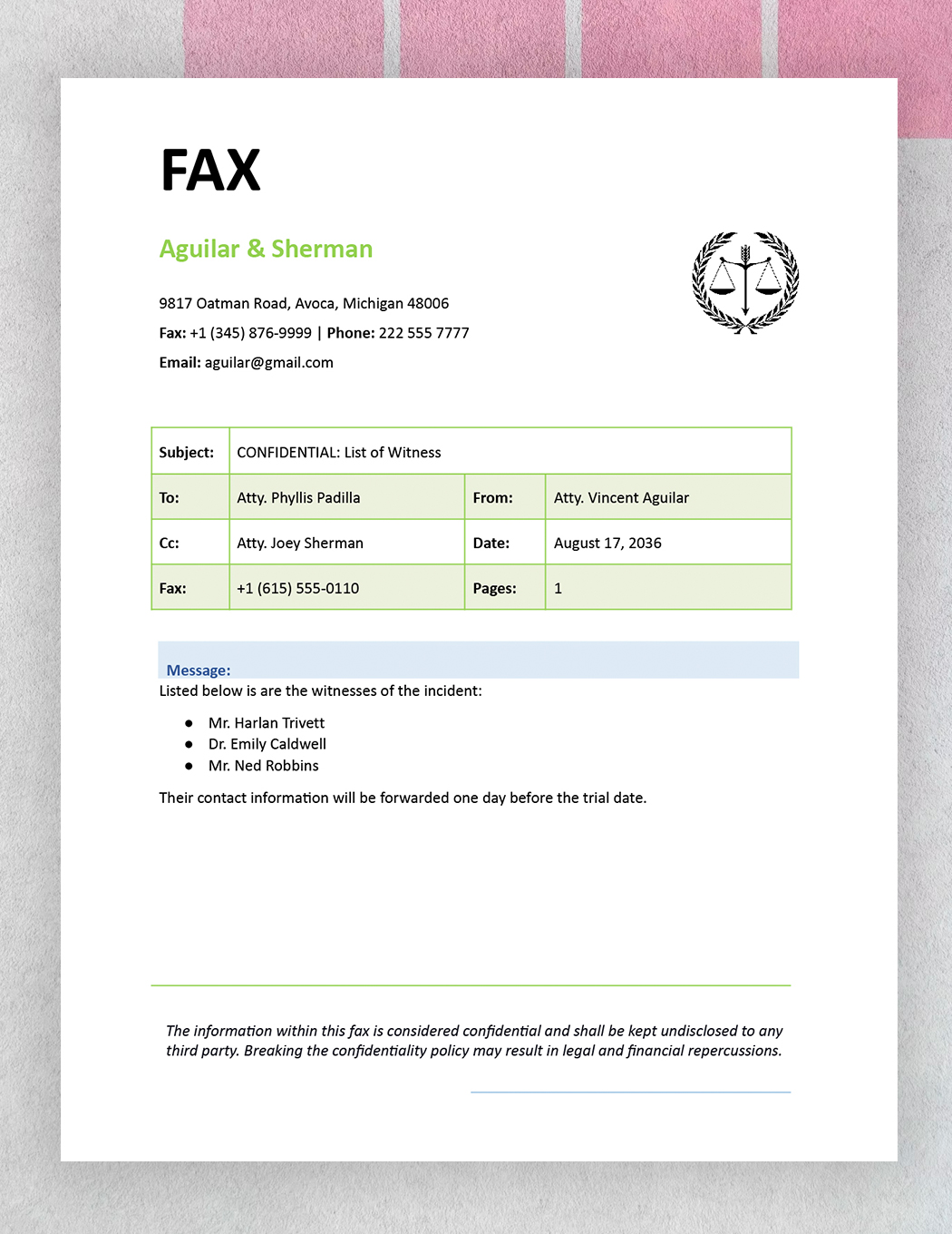 Confidential Fax Cover Sheet Template - Download in Word, Google Docs ...