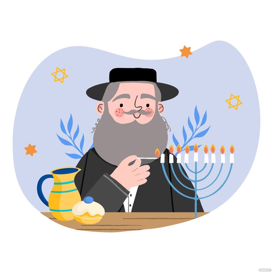 Free Cute Hanukkah Vector - EPS, Illustrator, JPG, PNG, SVG | Template.net