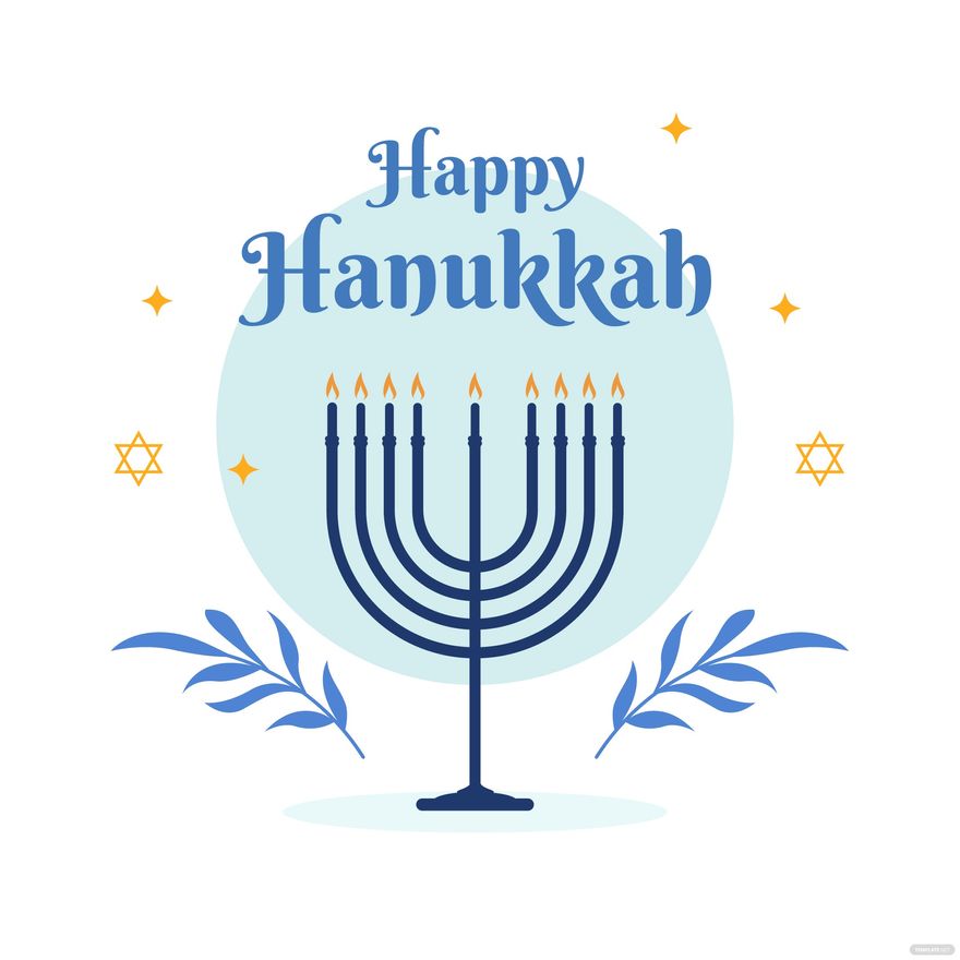 Free Flat Hanukkah Vector - EPS, Illustrator, JPG, PNG, SVG | Template.net