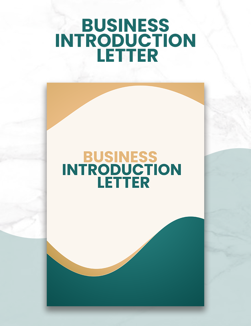 Free Business Introduction Letter Word Google Docs PDF Apple Pages Outlook Template