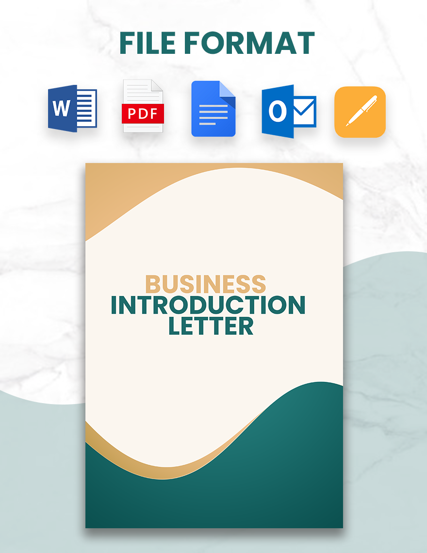 Free Business Introduction Letter - Google Docs, Word, Outlook, Apple ...