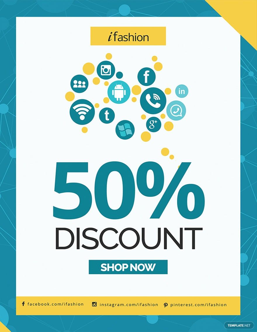Animated Discount Flyer Template | Template.net