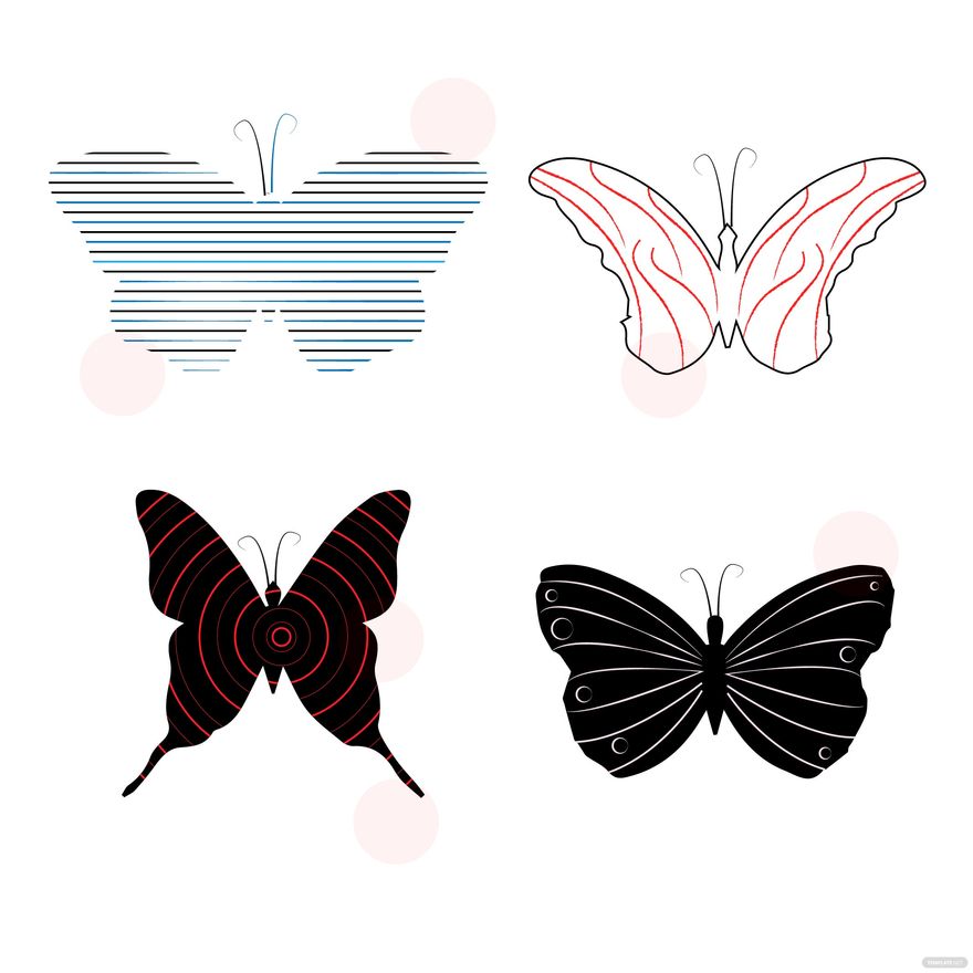 Butterfly Vector Outline