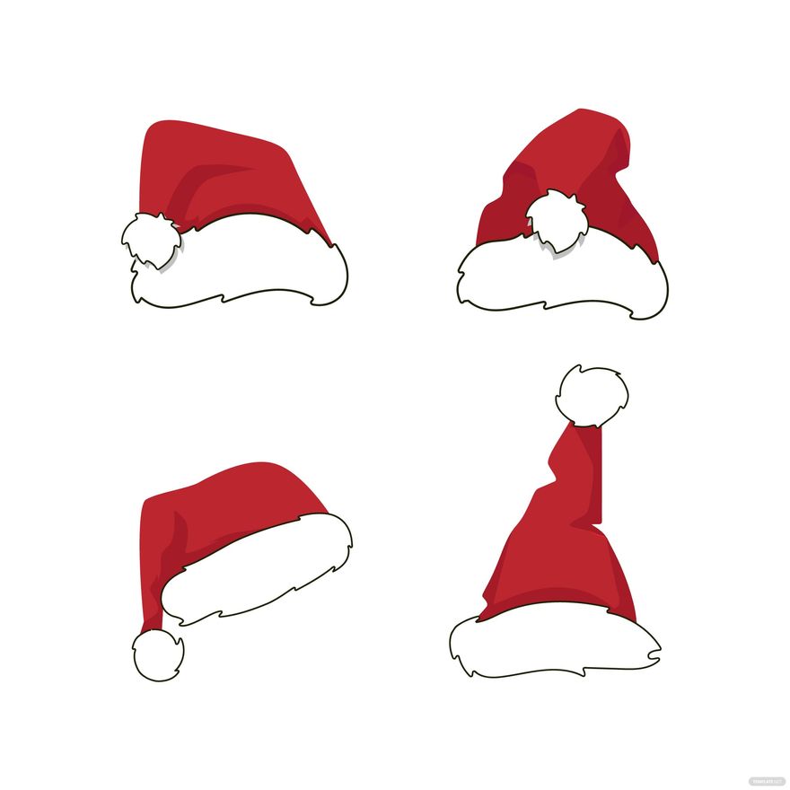 Santa Hat Vector Art