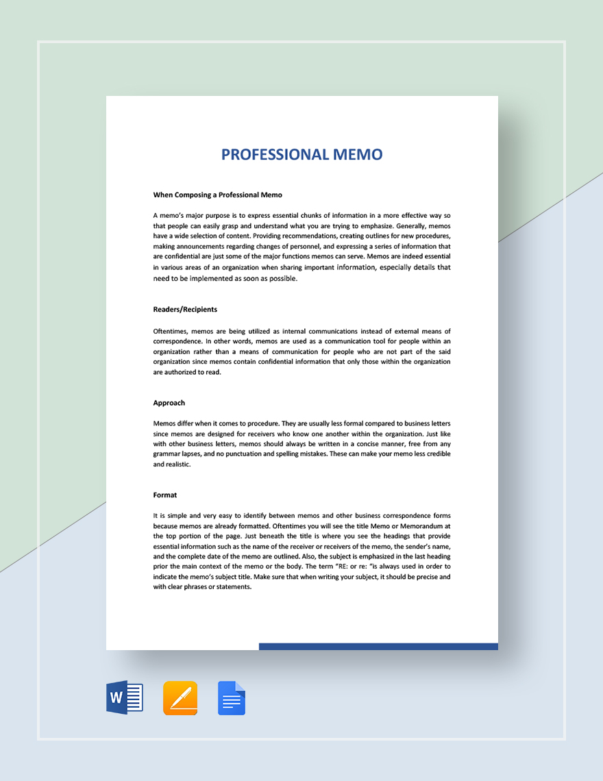 Free Sample Memo to Employees About Changes Template - Word | Template.net