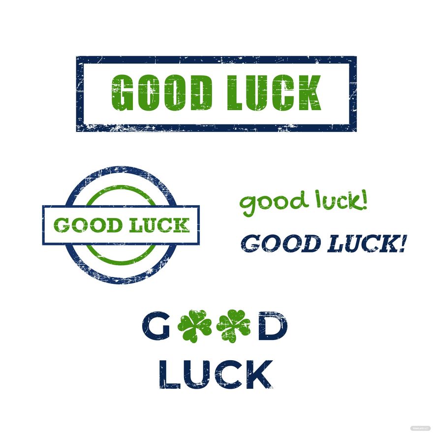 Free Good Luck Banner Vector - EPS, Illustrator, JPG, PNG, SVG ...