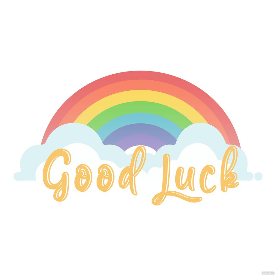 Free Rainbow Good Luck Vector - EPS, Illustrator, JPG, PNG, SVG ...
