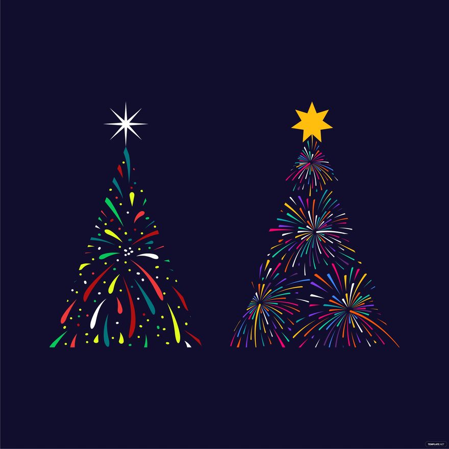 Free New Year Tree Vector