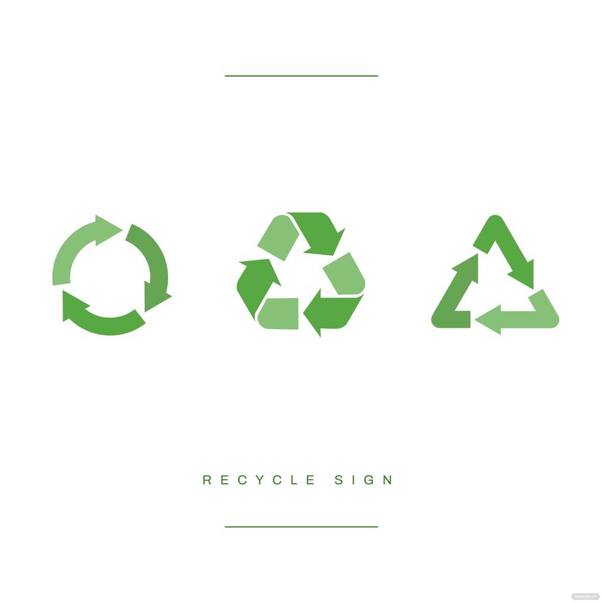 Free Please Recycle Sign Vector - Download in Illustrator, EPS, SVG ...