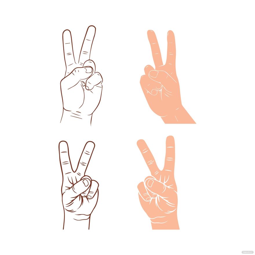 Free Hand Peace Vector - EPS, Illustrator, JPG, PNG, SVG | Template.net