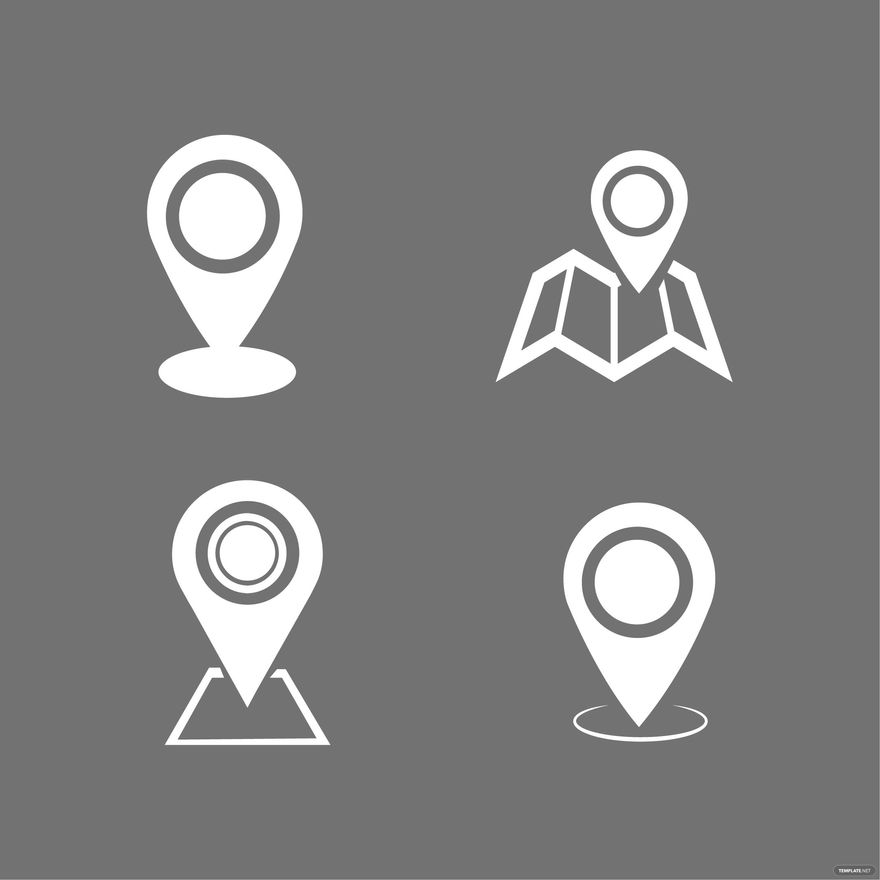Free White Location Vector - EPS, Illustrator, JPG, PNG, SVG | Template.net