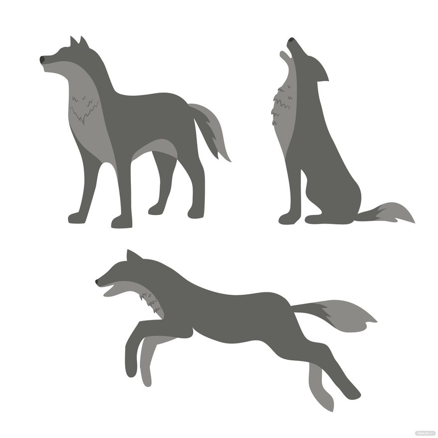 Free Red Wolf Vector - Download in Illustrator, EPS, SVG, JPG, PNG ...