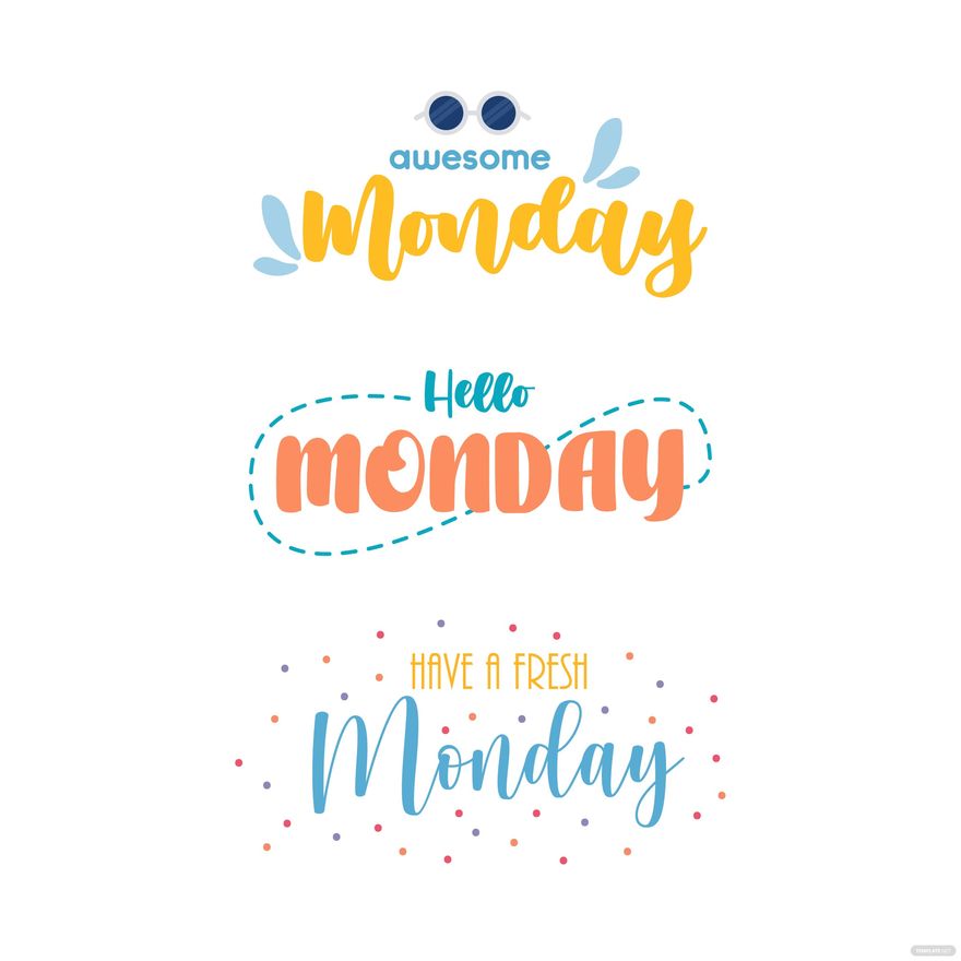 Free Happy Monday Sun Vector - EPS, Illustrator, JPG, PNG, SVG ...
