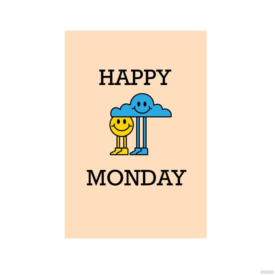 Free Week Monday Vector - EPS, Illustrator, PNG | Template.net