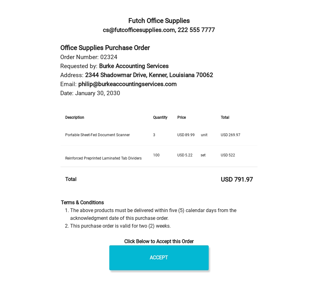 FREE Online Order Confirmation Template - PDF | Word (DOC) | Excel ...