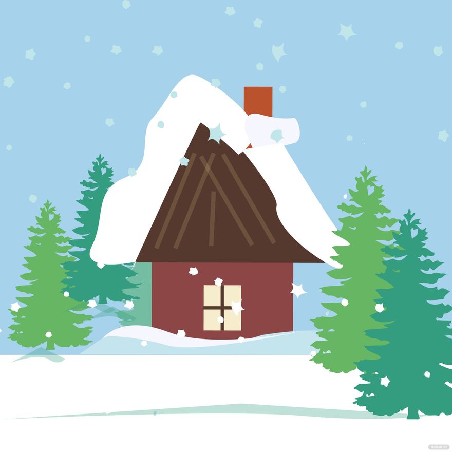 Free Christmas House Vector - EPS, Illustrator, JPG, PNG, SVG ...