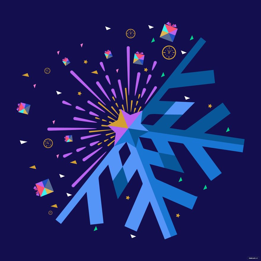 Free Small Snowflake Vector - Download in Illustrator, EPS, SVG, JPG ...