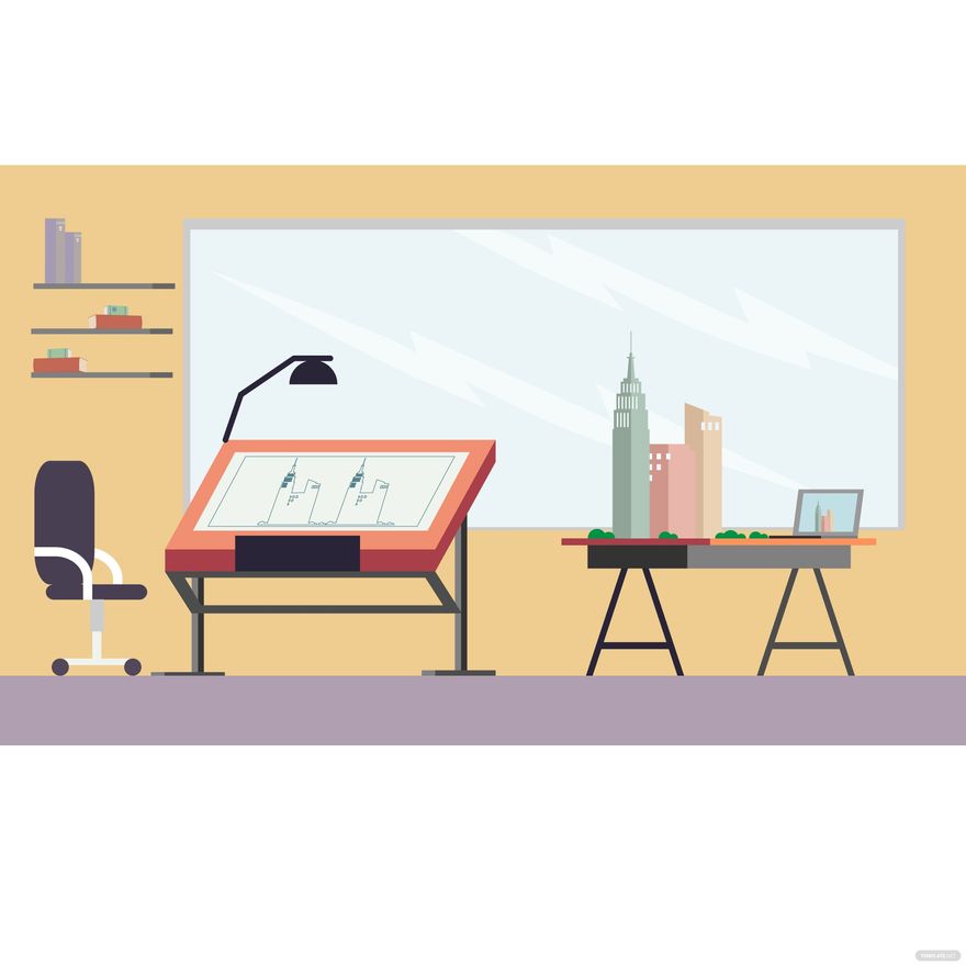 Free Architect Office Vector - EPS, Illustrator, JPG, PNG, SVG ...