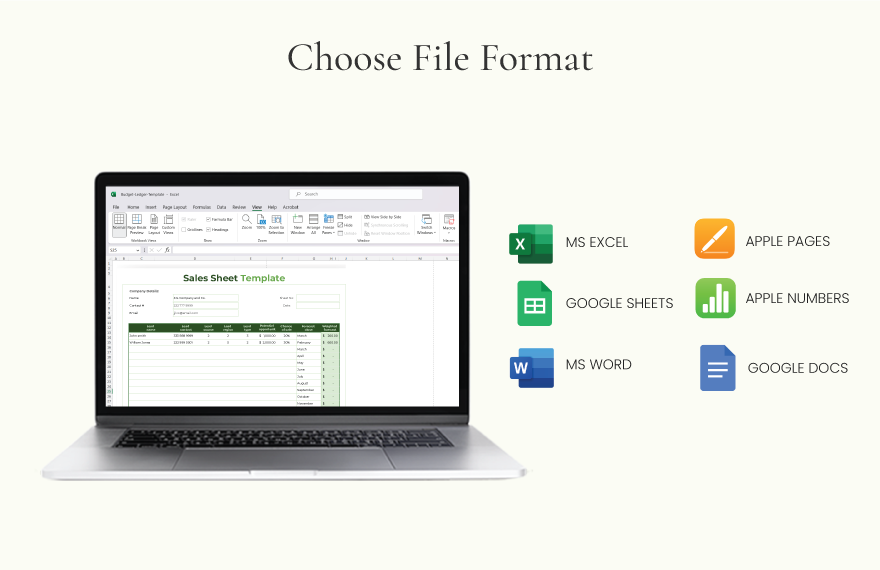Sales Sheet Template - Download in Word, Google Docs, Excel, Google ...