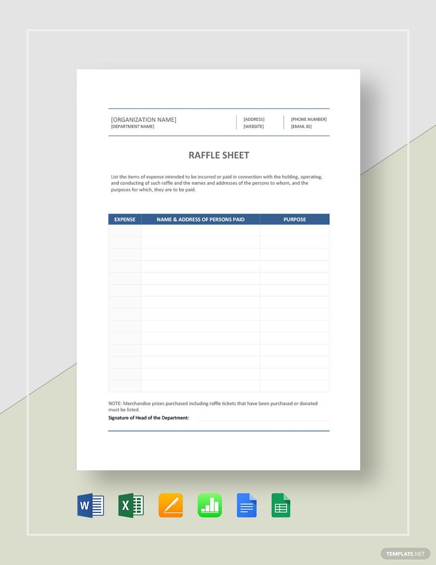 Google Docs Raffle Ticket Template Master Template Bank2home