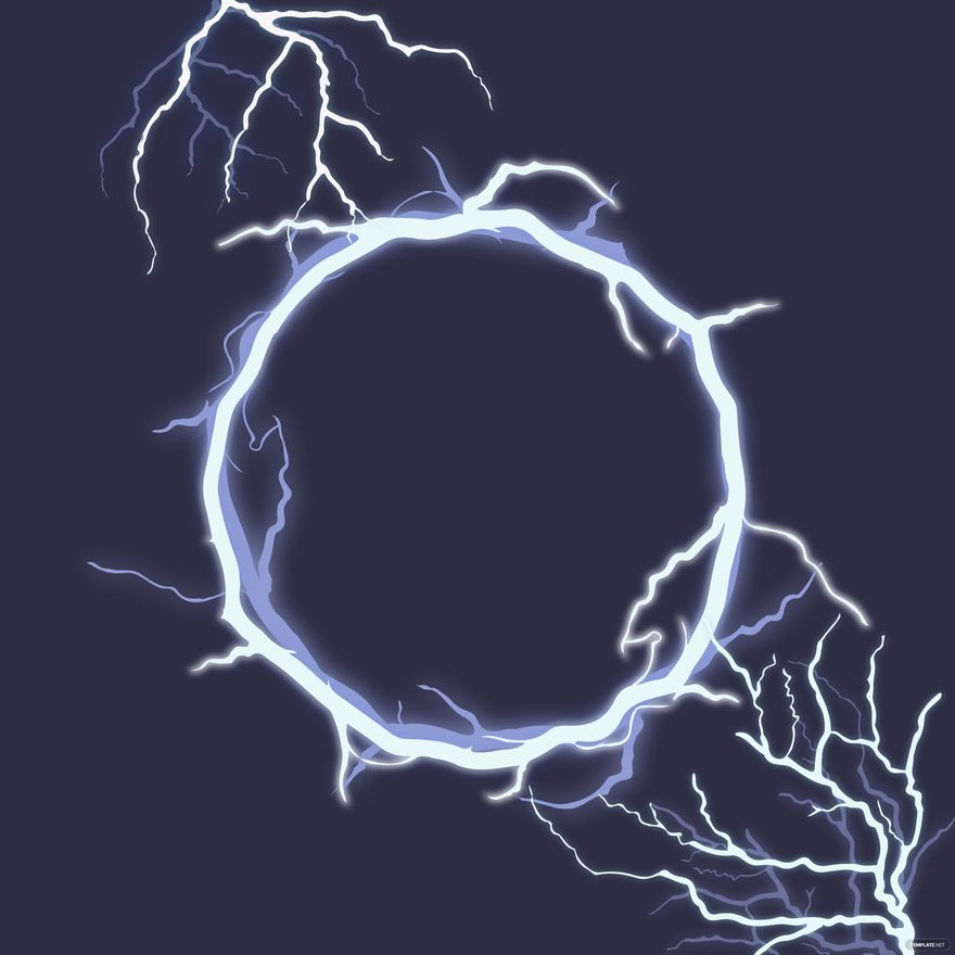 Free Orange Lightning Vector - Download in Illustrator, EPS, SVG, JPG ...