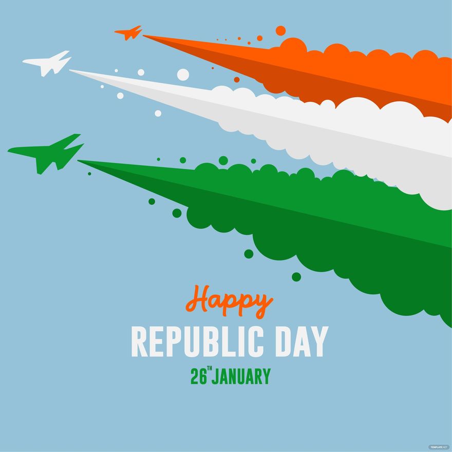 Free Republic Day Card Vector - EPS, Illustrator, JPG, PNG, SVG ...