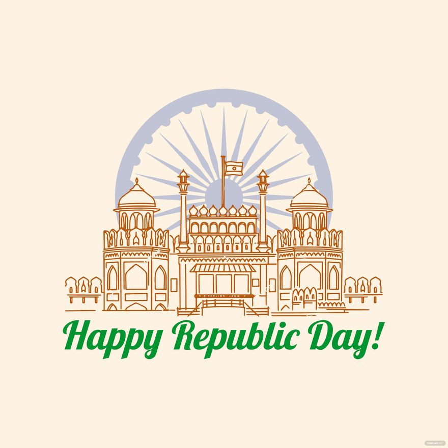 Free Republic Day Vintage Vector - EPS, Illustrator, JPG, PNG, SVG ...