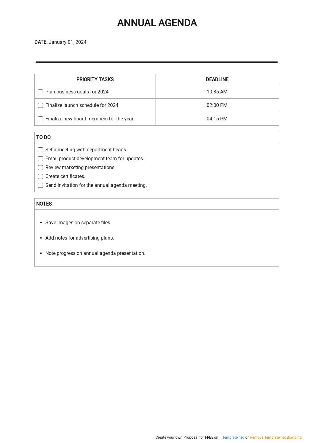Year Pages Templates Design Free Download Template