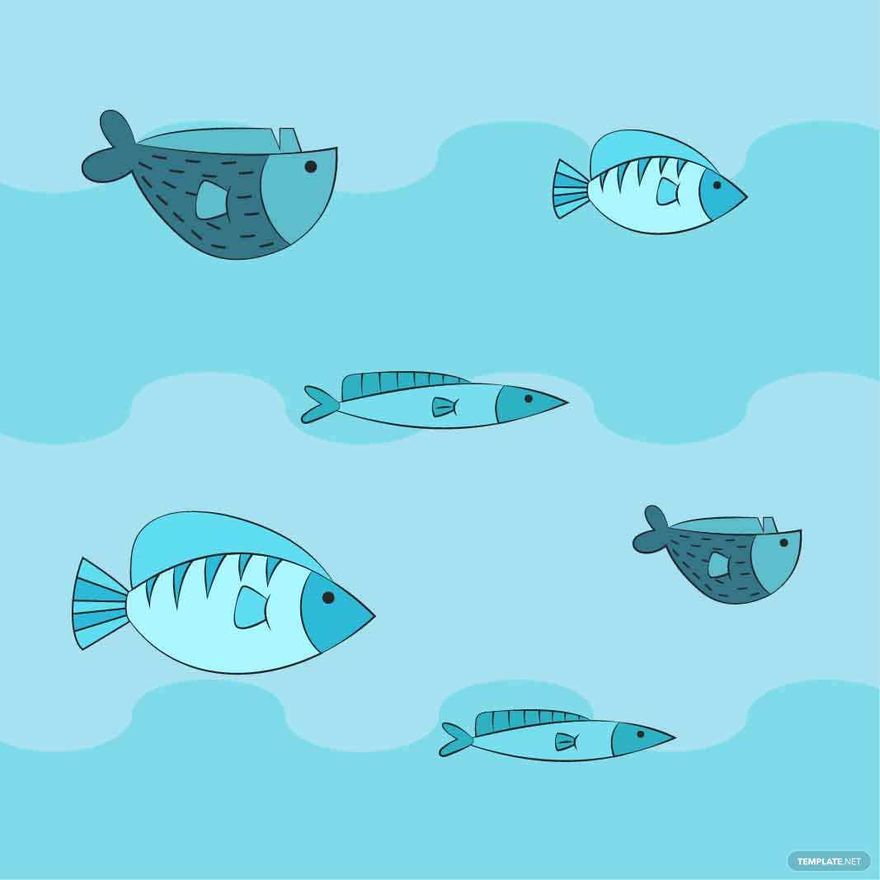 Free Blue Fish Vector - EPS, Illustrator, JPG, PNG, SVG | Template.net