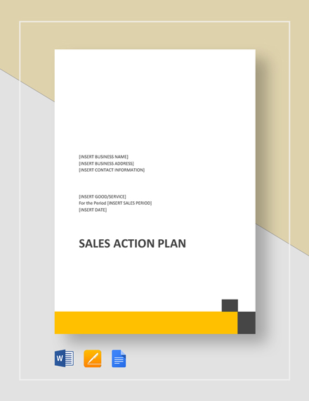 28 Sales Action Plan Templates Docs PDF