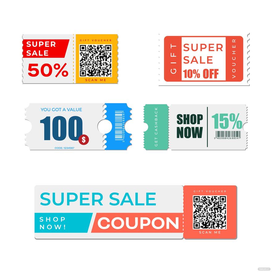 Free Shopping Coupon Vector - EPS, Illustrator, JPG, PNG, SVG ...