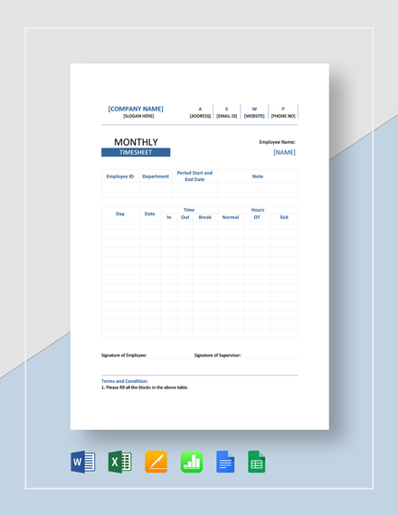 Free Tip Declaration and Tip Out Worksheet Template