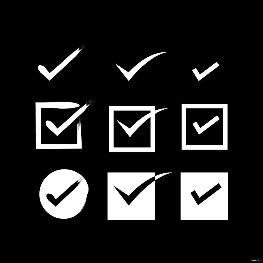 Free Check Mark Outline Vector - EPS, Illustrator, JPG, PNG, SVG ...