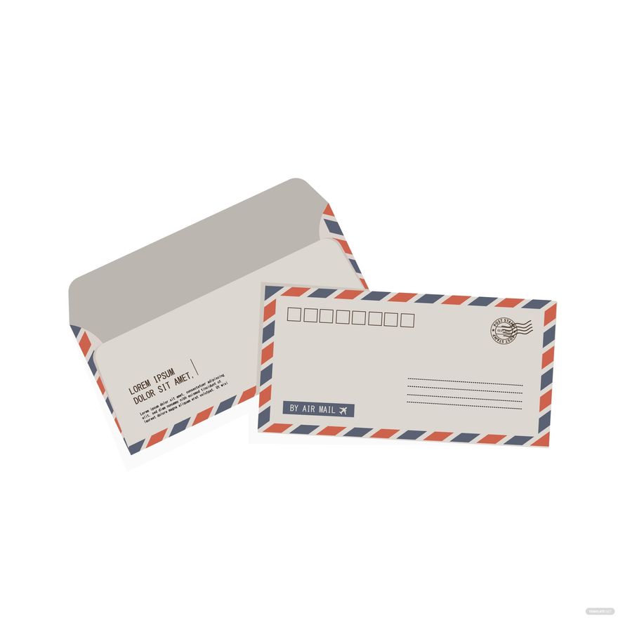 Free Envelope Design Vector - Download in Illustrator, EPS, SVG, JPG ...