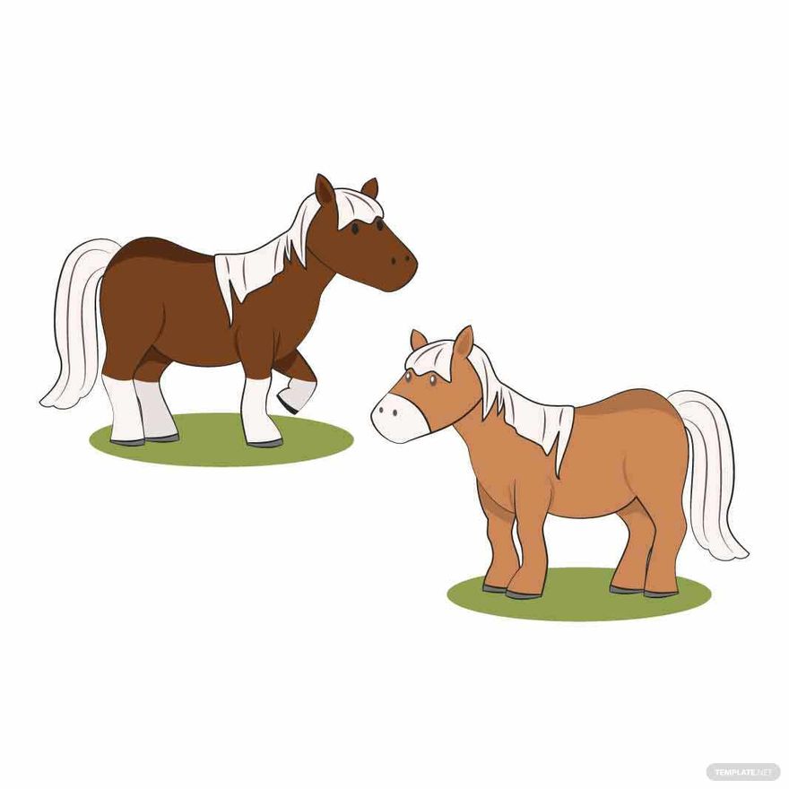 Free Pony Horse Vector - EPS, Illustrator, JPG, PNG, SVG | Template.net