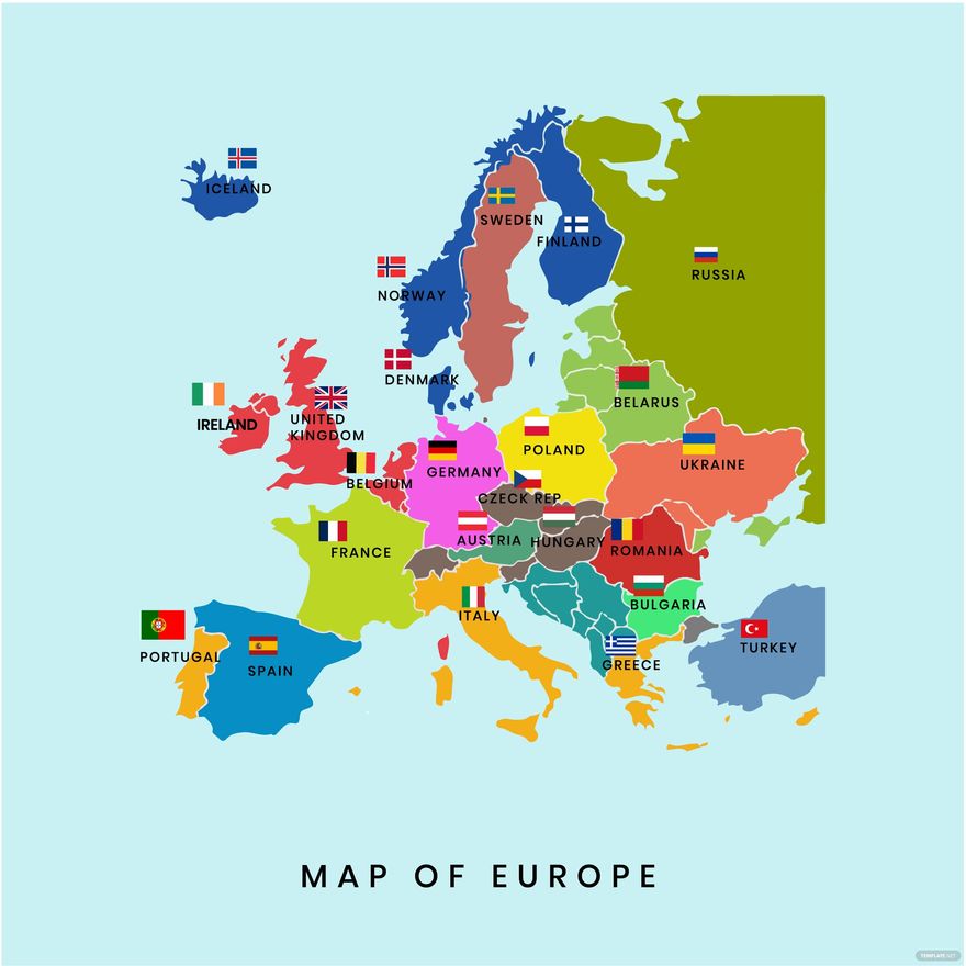 Simple Europe Map