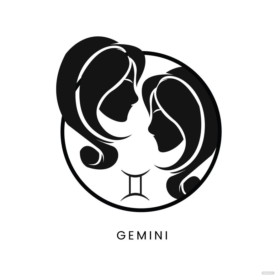 Free Black Gemini Vector - EPS, Illustrator, JPG, PNG, SVG | Template.net