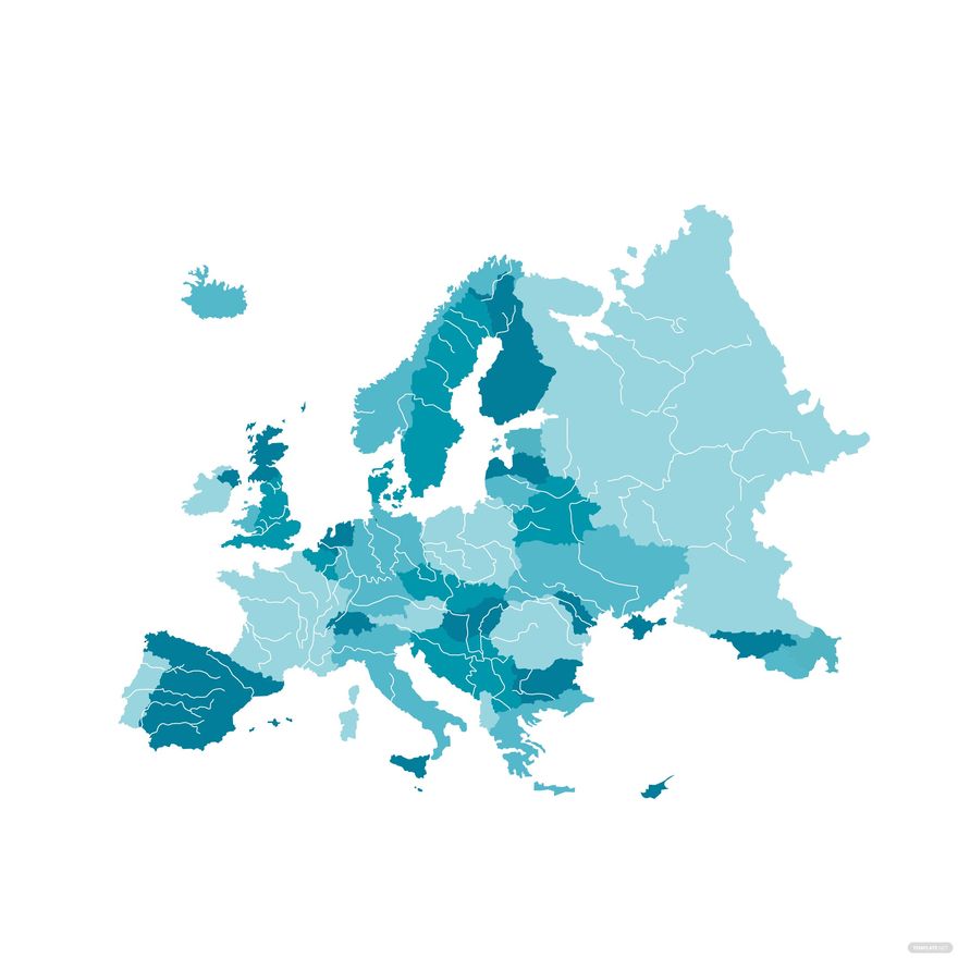Free Europe Relief Map Vector - Download in Illustrator, EPS, SVG, JPG ...