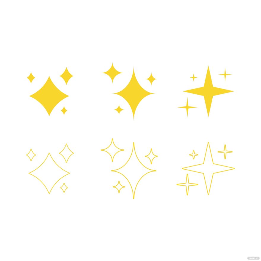 Free Yellow Sparkle Vector - EPS, Illustrator, JPG, PNG, SVG | Template.net